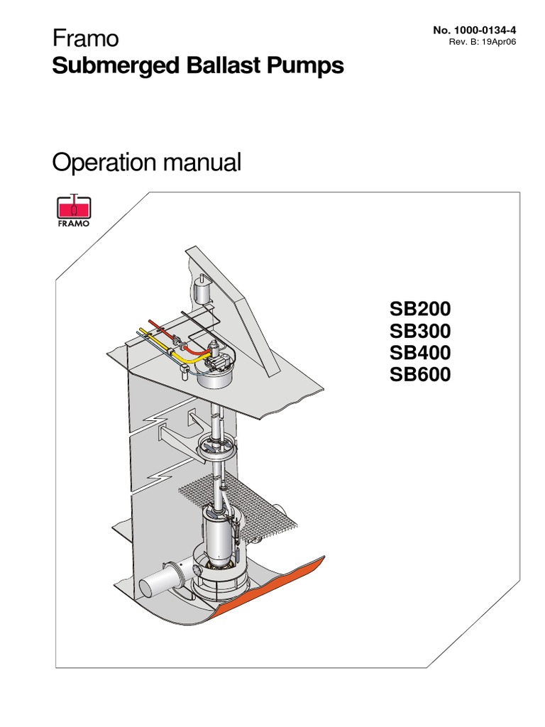 Operation Manual for Framo Submerged Ballast Pumps | PDF | Pump | Leak