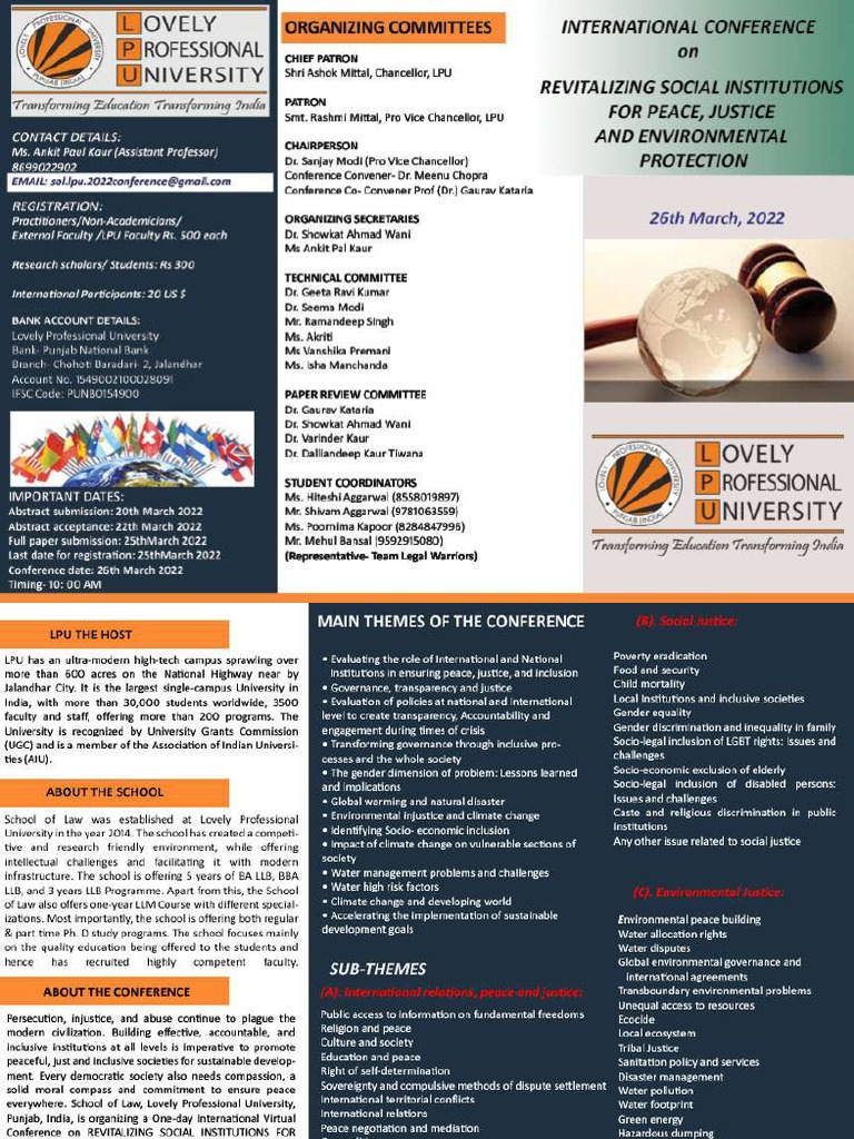 Conference 2022 Brochure | PDF