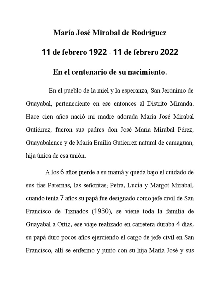 Maria José Mirabal | PDF | Historia | Novela negra, policíaca y suspenso