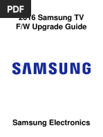 Samsung TV USB Firmware Update Guide | PDF | Computer File | Usb