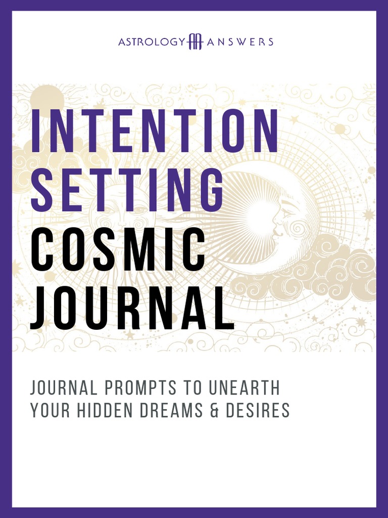 Intention Setting: Cosmic Journal | PDF