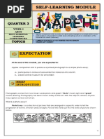 Arts, 6 Quarter 2 WK 3-4 Module 3 | PDF | Drawing | Paintings