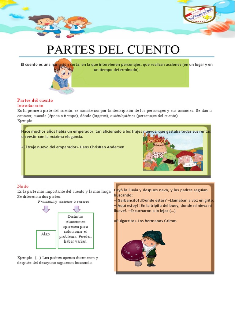 PARTES DEL CUENTO..word | PDF