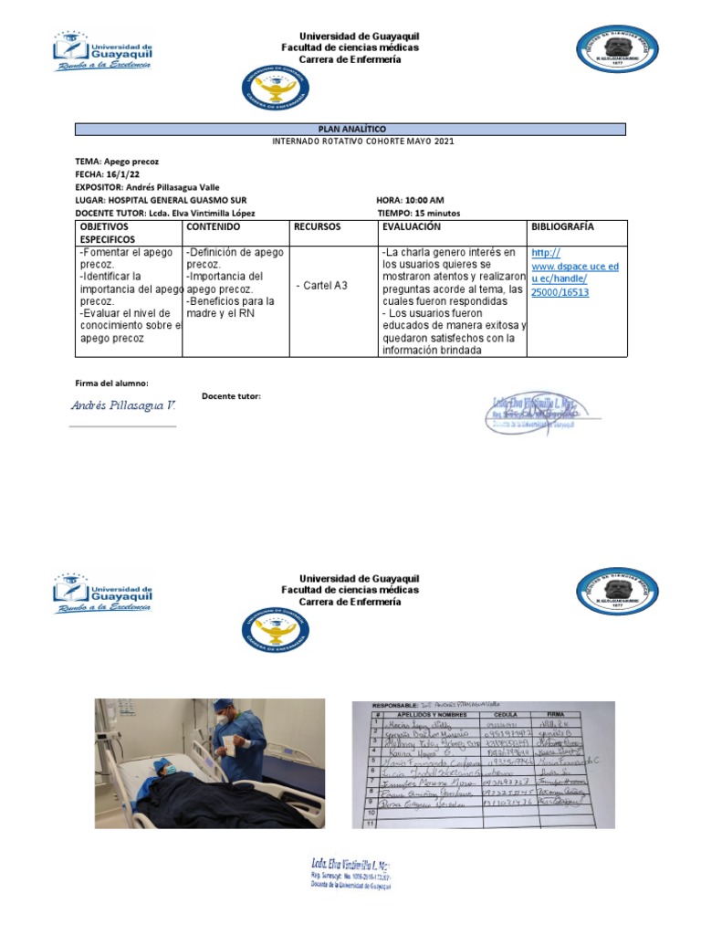 Apego Precoz 5-11-2021 | PDF | Amamantamiento | Hospital