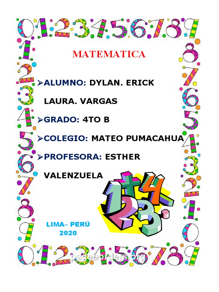 Caratulas Editables Primaria | PDF