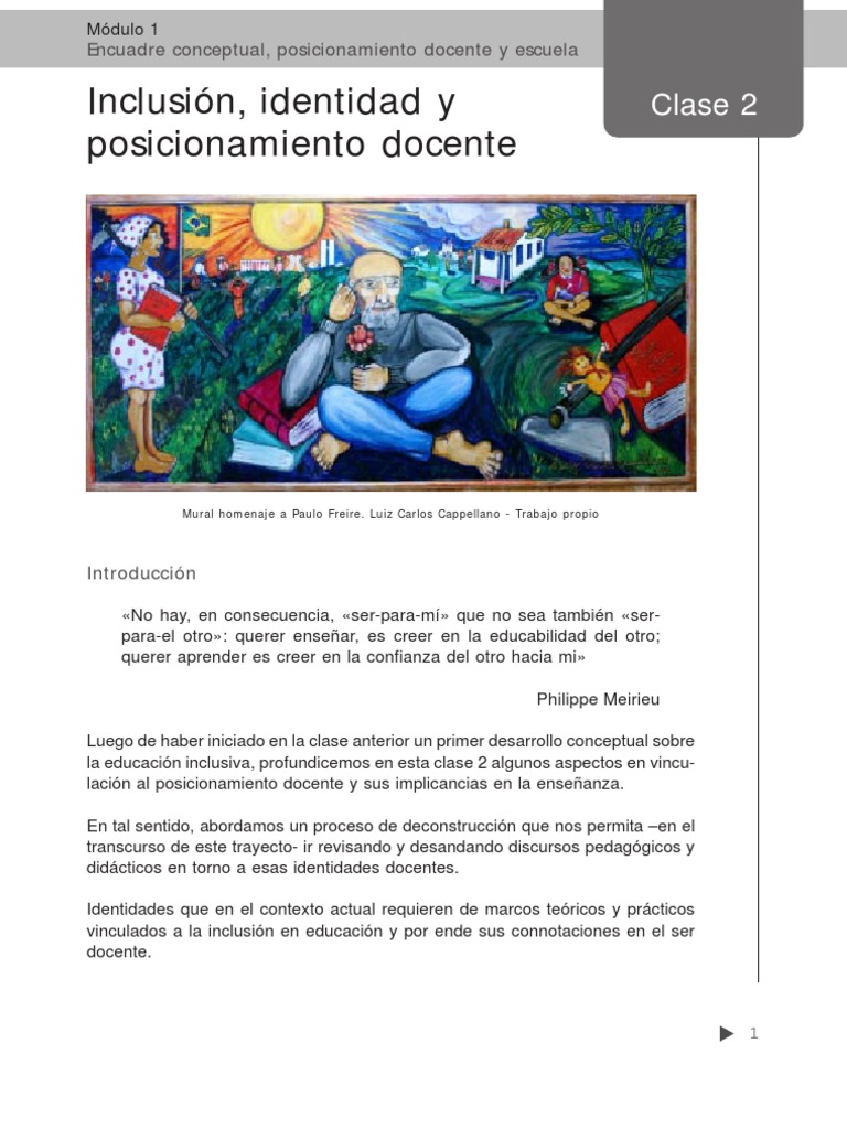 Ev Modulo01 Clase02 | PDF | Inclusión (Educación) | Invalidez