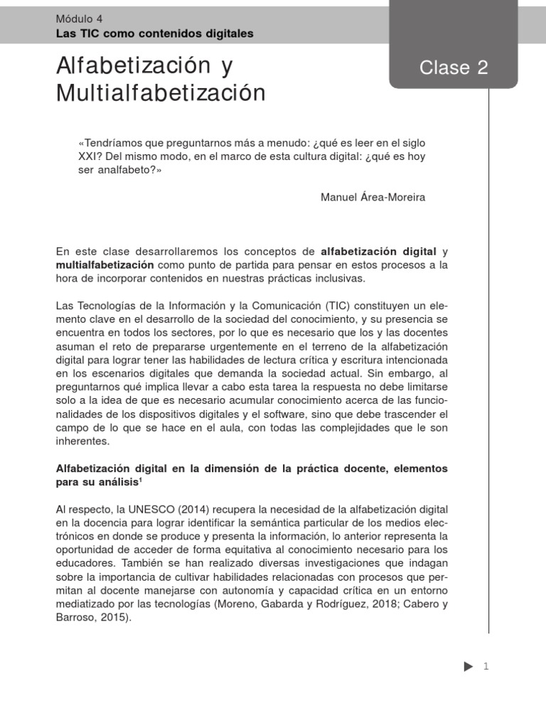 Ev Modulo04 Clase02 | PDF | Literatura | Aprendizaje