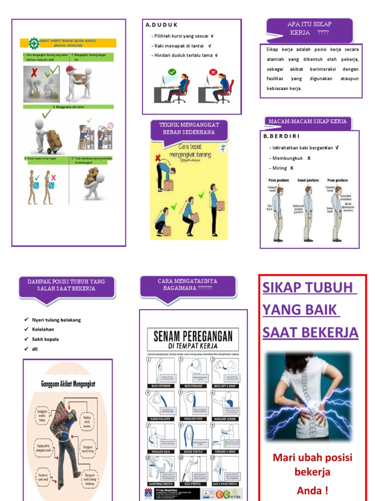 Leaflet Ergonomi | PDF