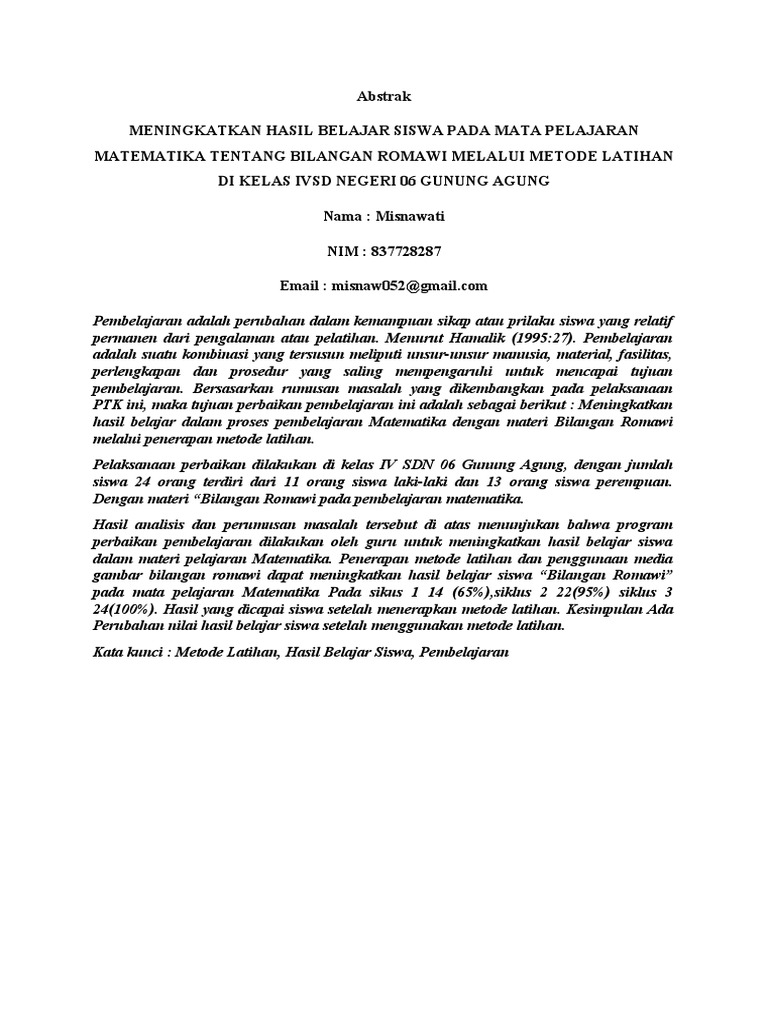 Misnawati 837728287 Karil | PDF