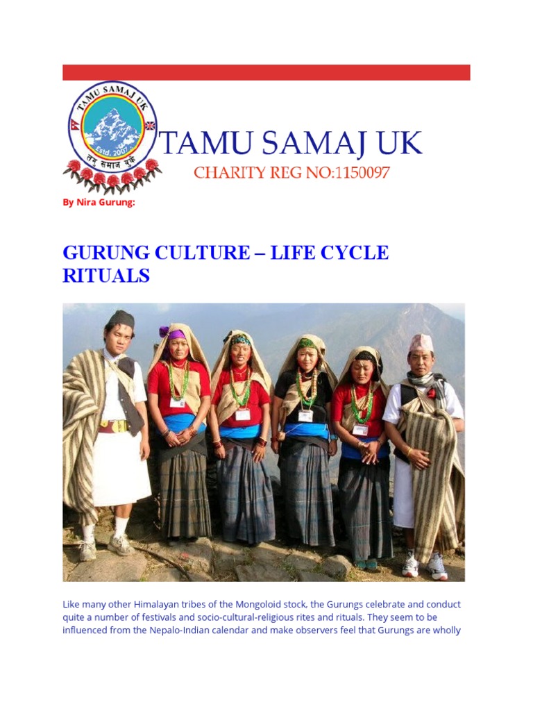 About Gurung in English and Nepali | PDF