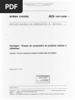 NCH 2702-2002 Cámaras de Inspección Domiciliarias | PDF | Hormigón | Alcantarillado