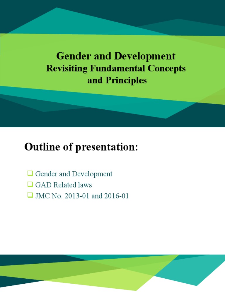 Gender and Development Principles Overview | PDF | Gender | Gender Studies