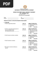 3-Badac Self-Assessment and Audit Form | PDF | Government