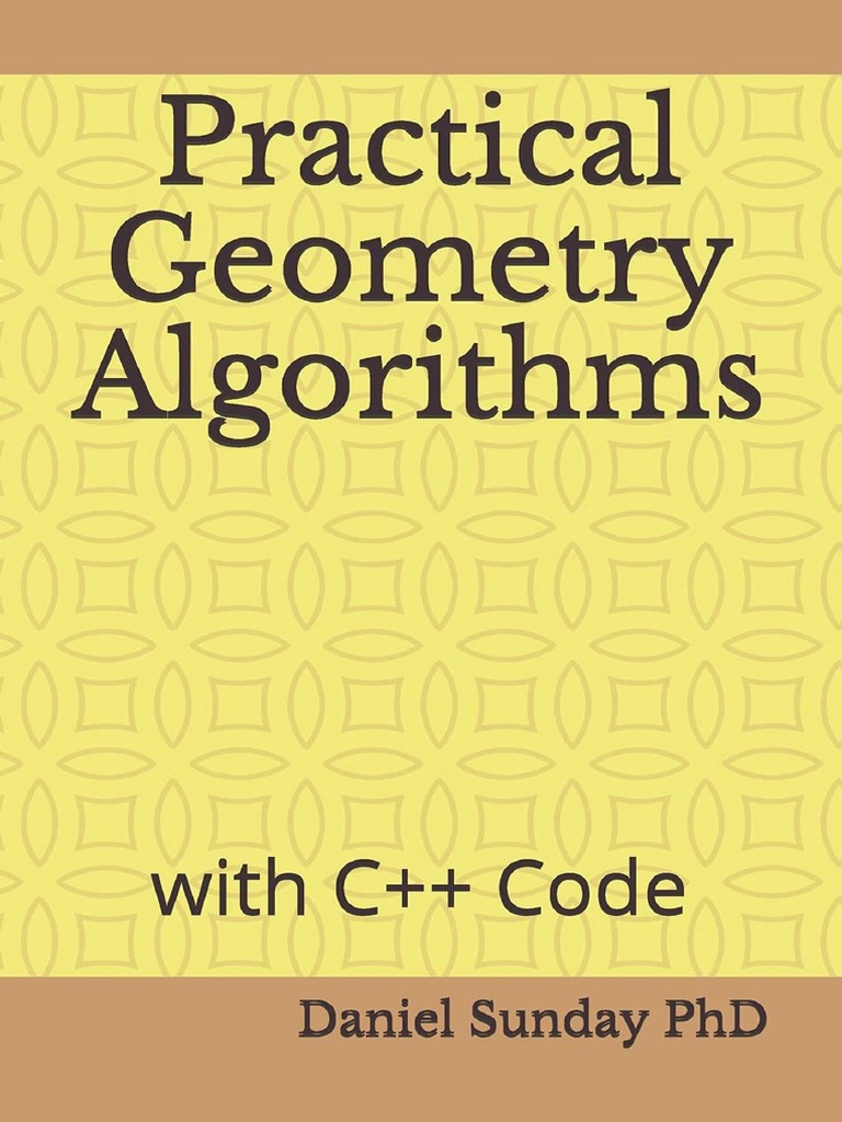 (Sunday) - Practical Geometry Algorithms - With C++ Code (2021) | PDF