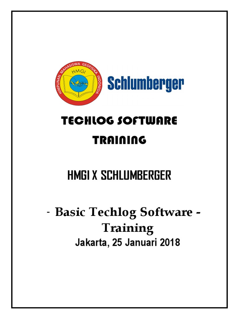Techlog Software Training: Hmgi X Schlumberger | PDF