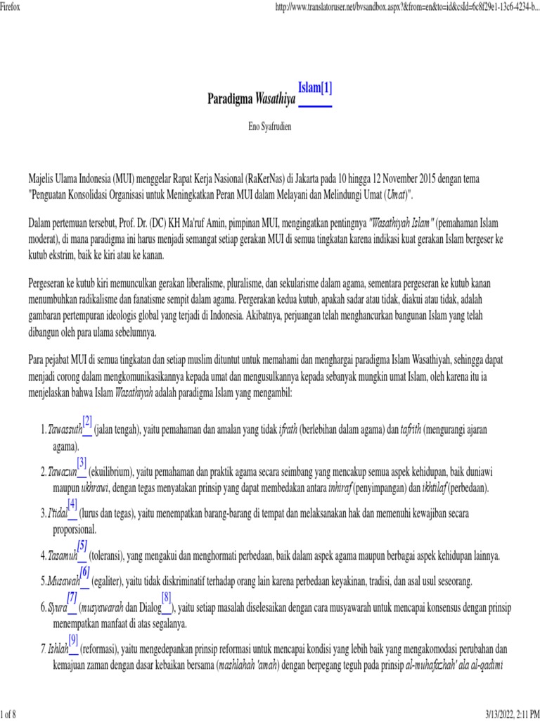 Islam Wasathiyah S2 | PDF | Society | Abrahamic Religions