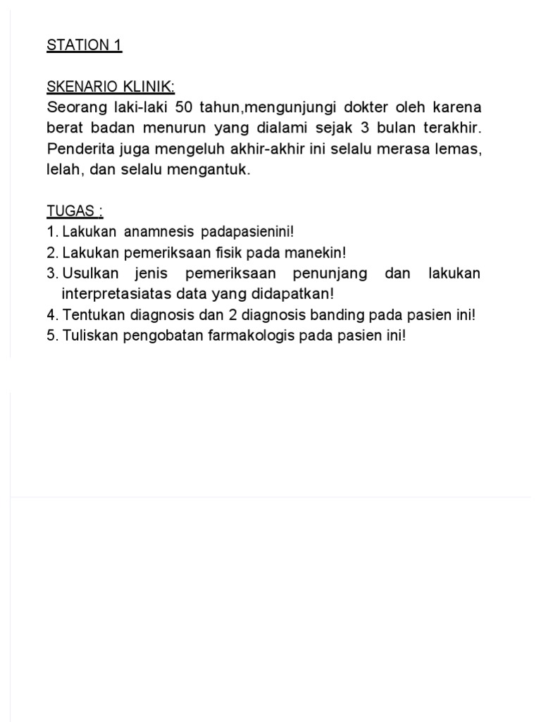 PDF Contoh Soal Osce | PDF