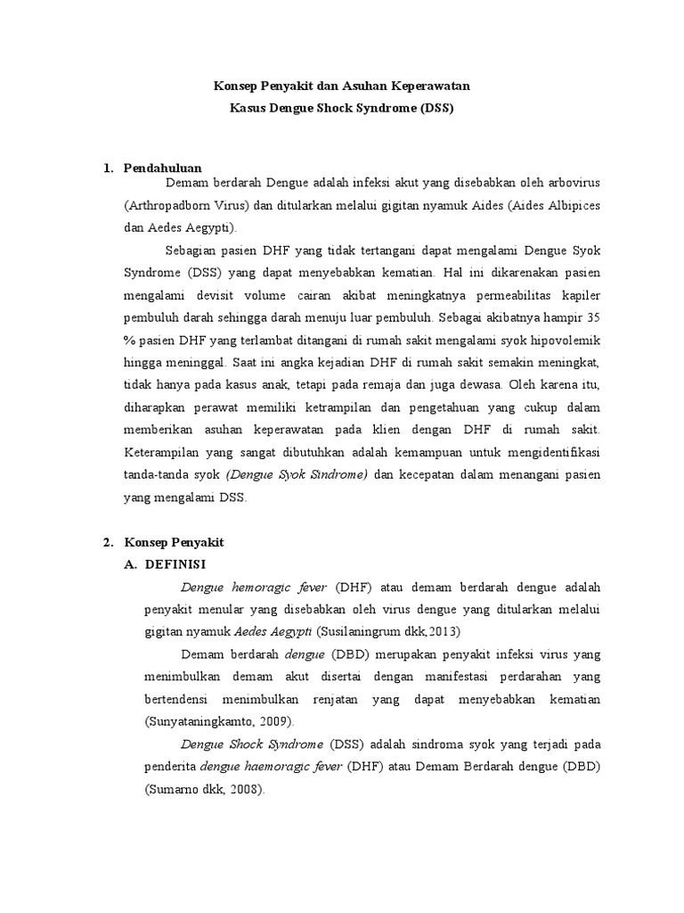 LP Dan Askep DSS - Aryanti Rahayuningsih | PDF