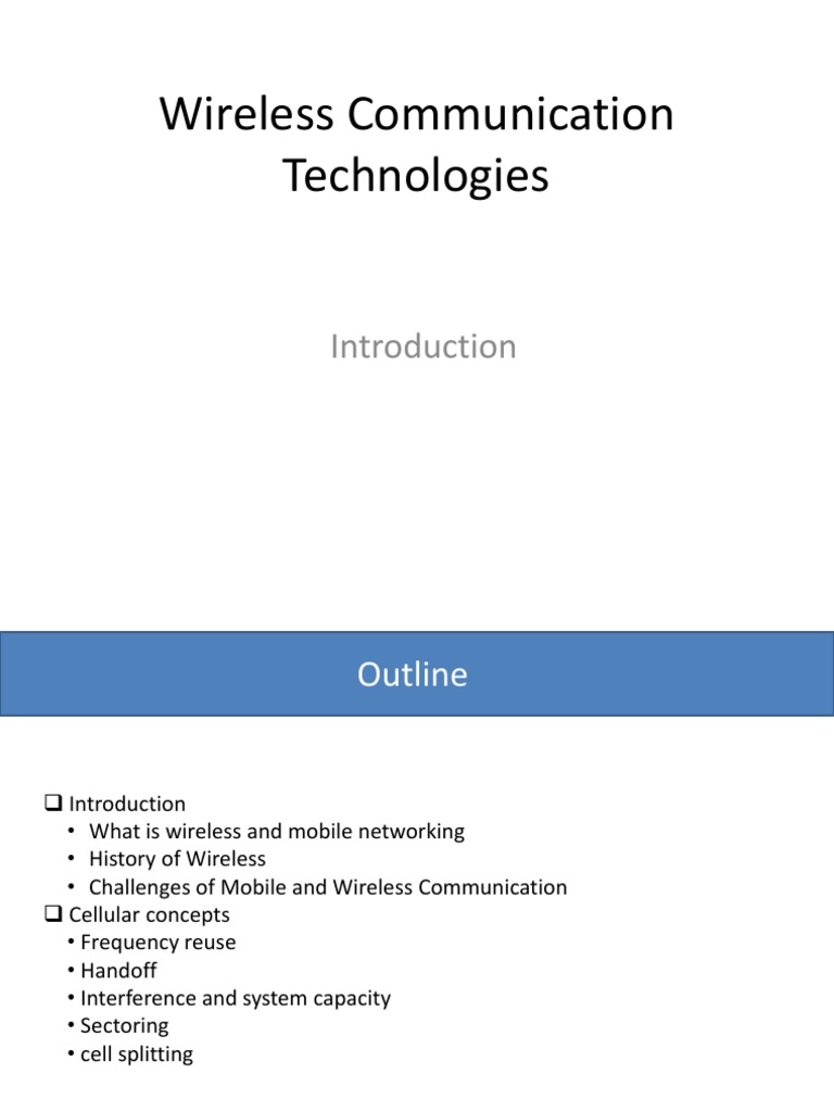 WCT-Reference Material | PDF | Cellular Network | Radio