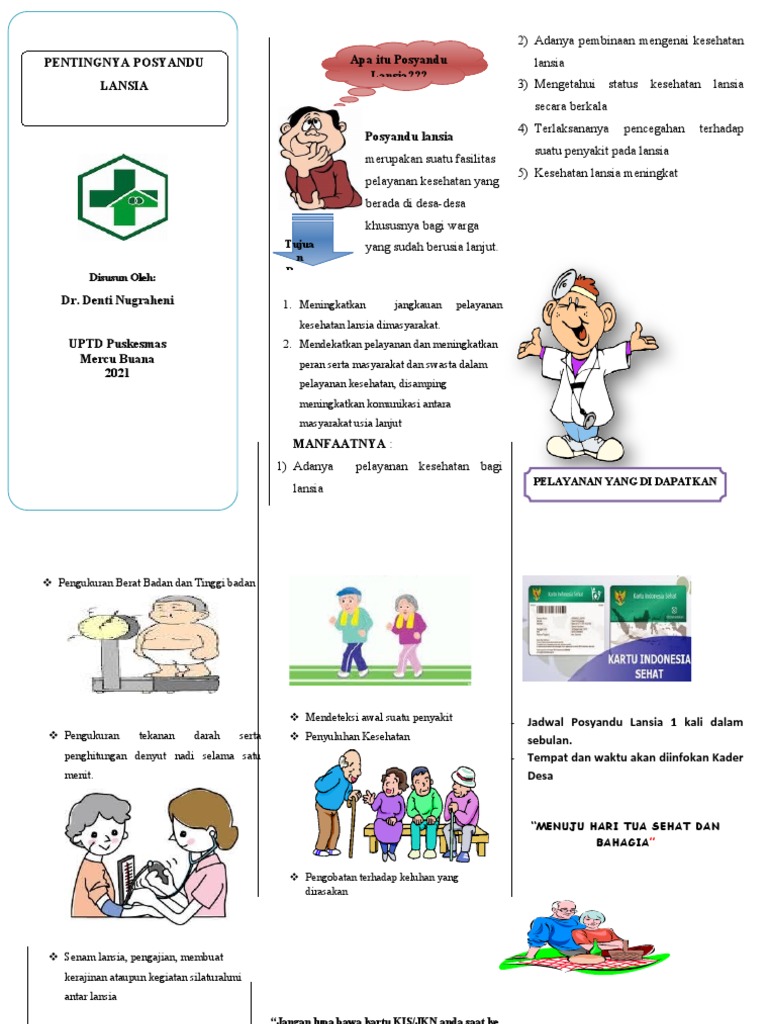 New Leaflet Lansia | PDF | Pengembangan Diri
