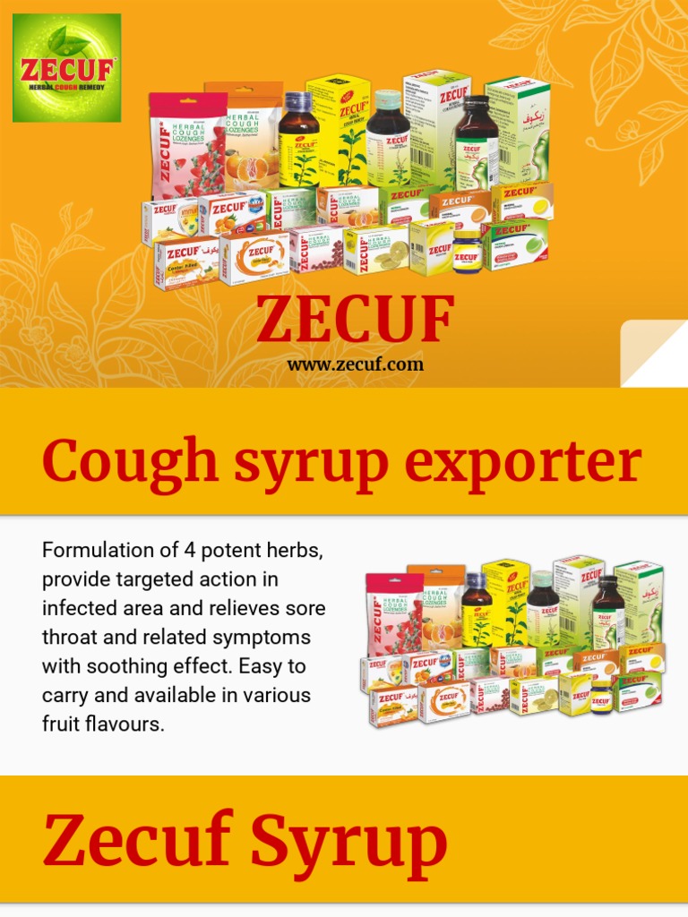 Zecuf Cough Syrup Overview and Benefits | PDF | Wellness
