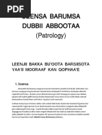 Barumsa Macaafa Qulqulluu | PDF