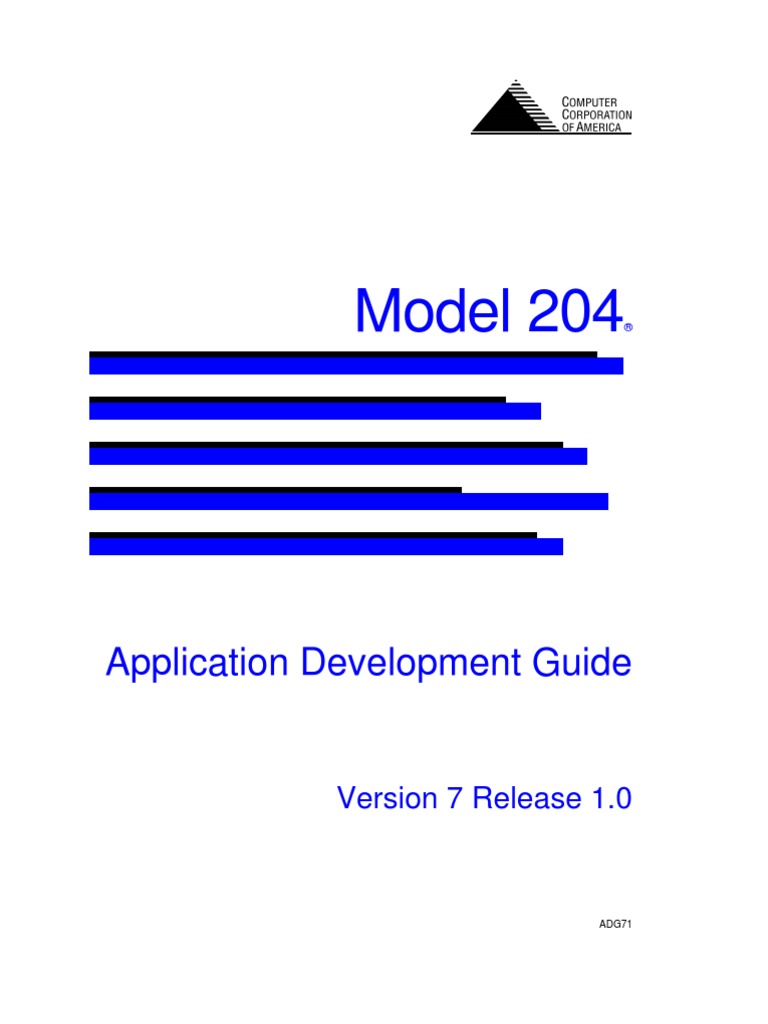 m204 Appl Dev Guide | PDF | Subroutine | Variable (Computer Science)