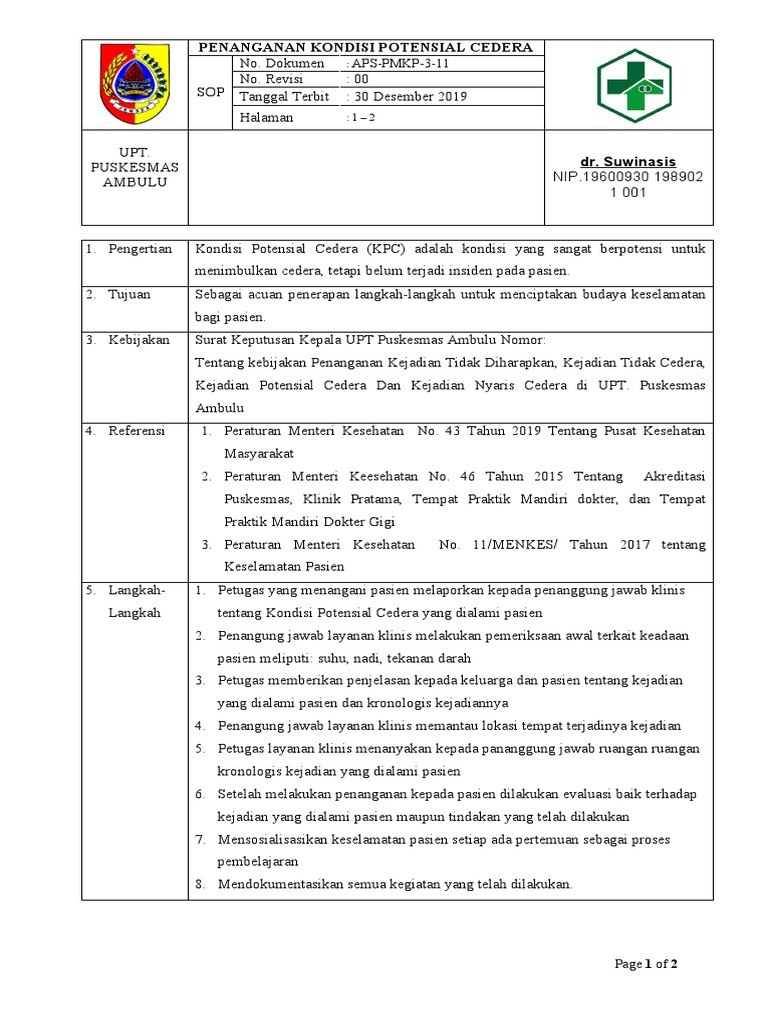 Penanganan KPC | PDF