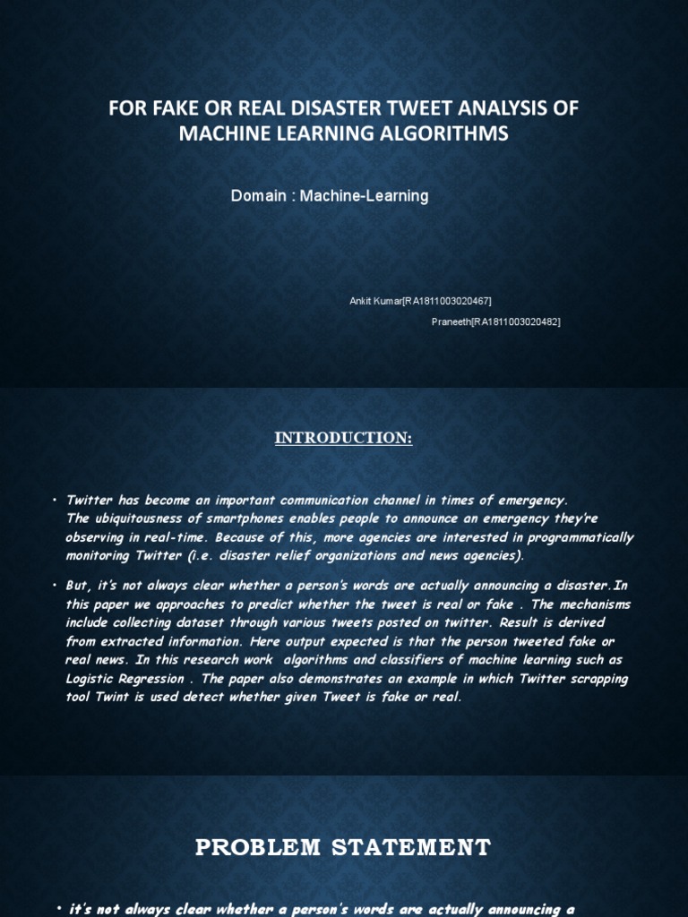 Tweet Classification Team7 | PDF | Machine Learning | Artificial Neural Network