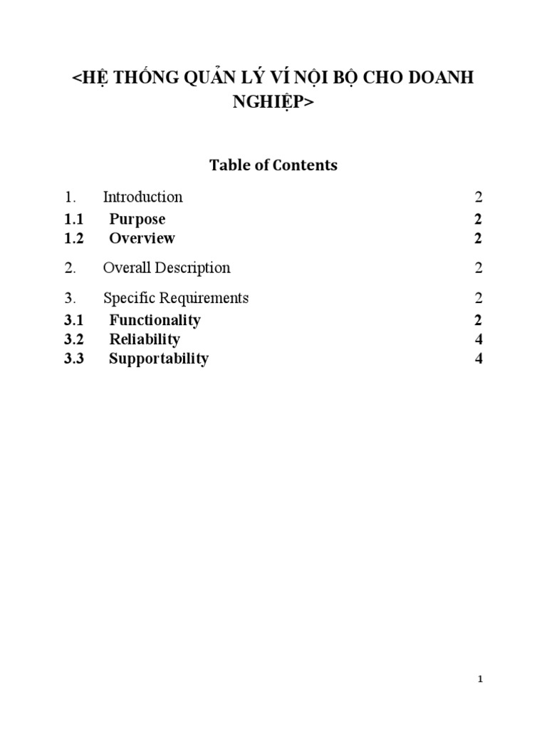 Software Requirements Specification | PDF