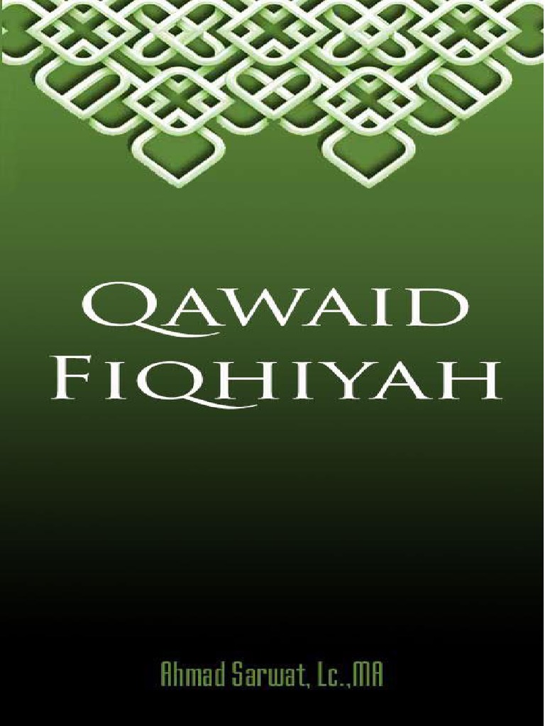 Buku-Qawaid Fiqhiyyah-Ahmad Sarwat | PDF