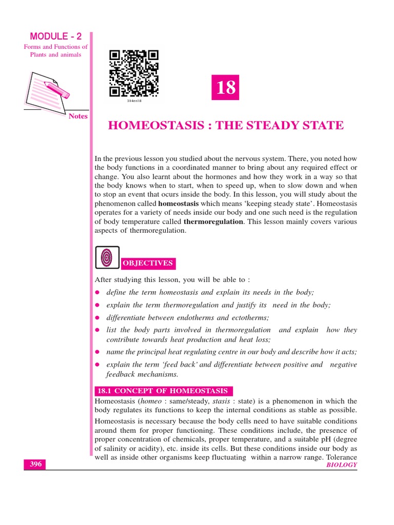 Homeostasis: How the Body Maintains a Steady State | PDF ...