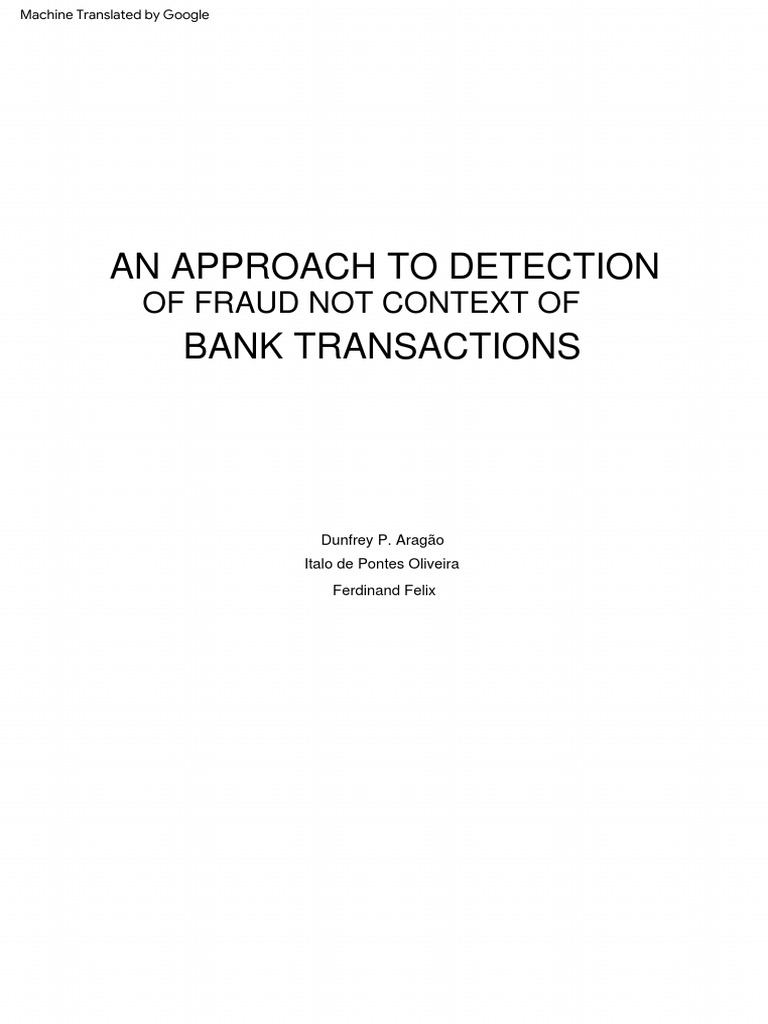 Fraud Detection in Transactions | PDF | Outlier | Credit Card