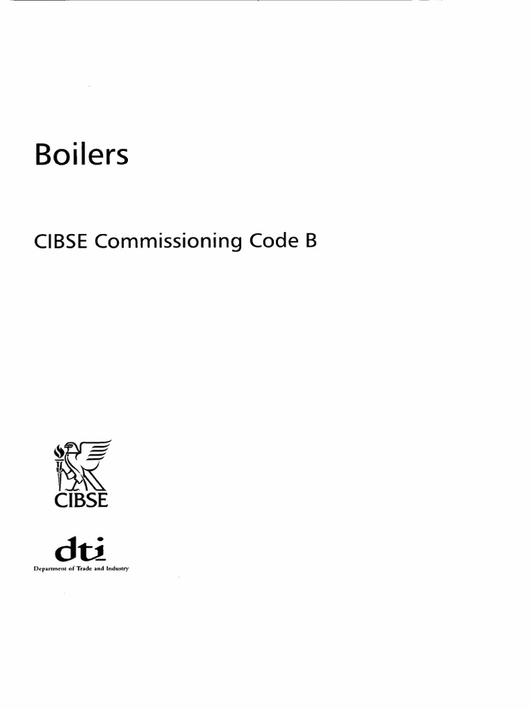 CIBSE Commissioning Code B 2002 Boilers | PDF | Boiler | Chimney