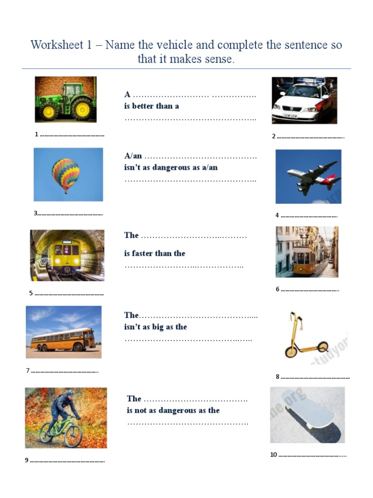 Worksheets | PDF | Adjective | Harry Potter