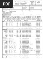 05 Piping Classes List PDF | PDF | Steel | Stainless Steel