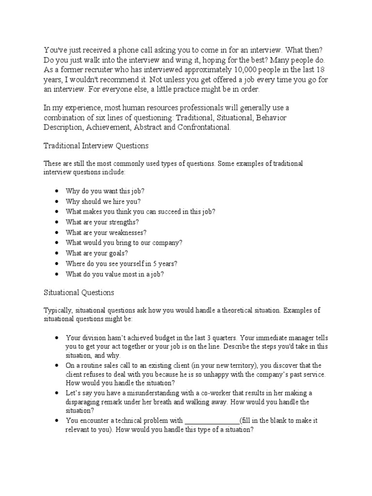 Interview 1 | PDF | Interview | Cognition