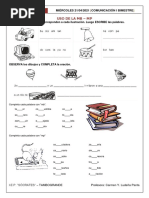 Reglas Ortograficas de MB, MP, NV y NF | PDF