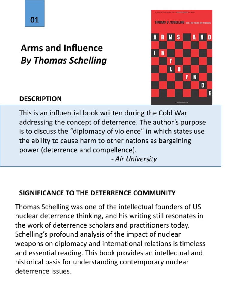 Arms and Influence by Thomas Schelling | PDF