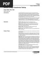 IEEE Transformer BIL Rating Table | PDF | Transformer | Insulator ...