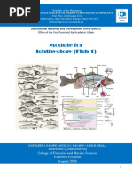 Bony Fish Dissection Guide | PDF | Fish | Gill
