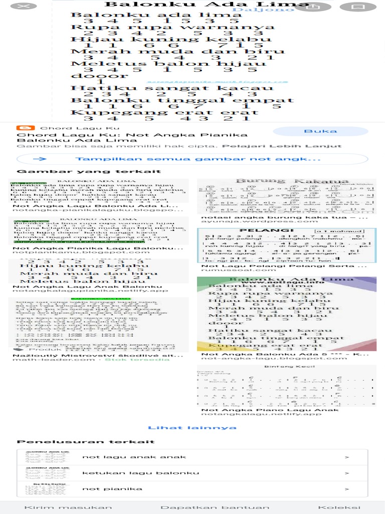 Searchq Not+angka+balonku+ada+5&rlz 1CDGOYI enID971ID972&oq Not+angka ...