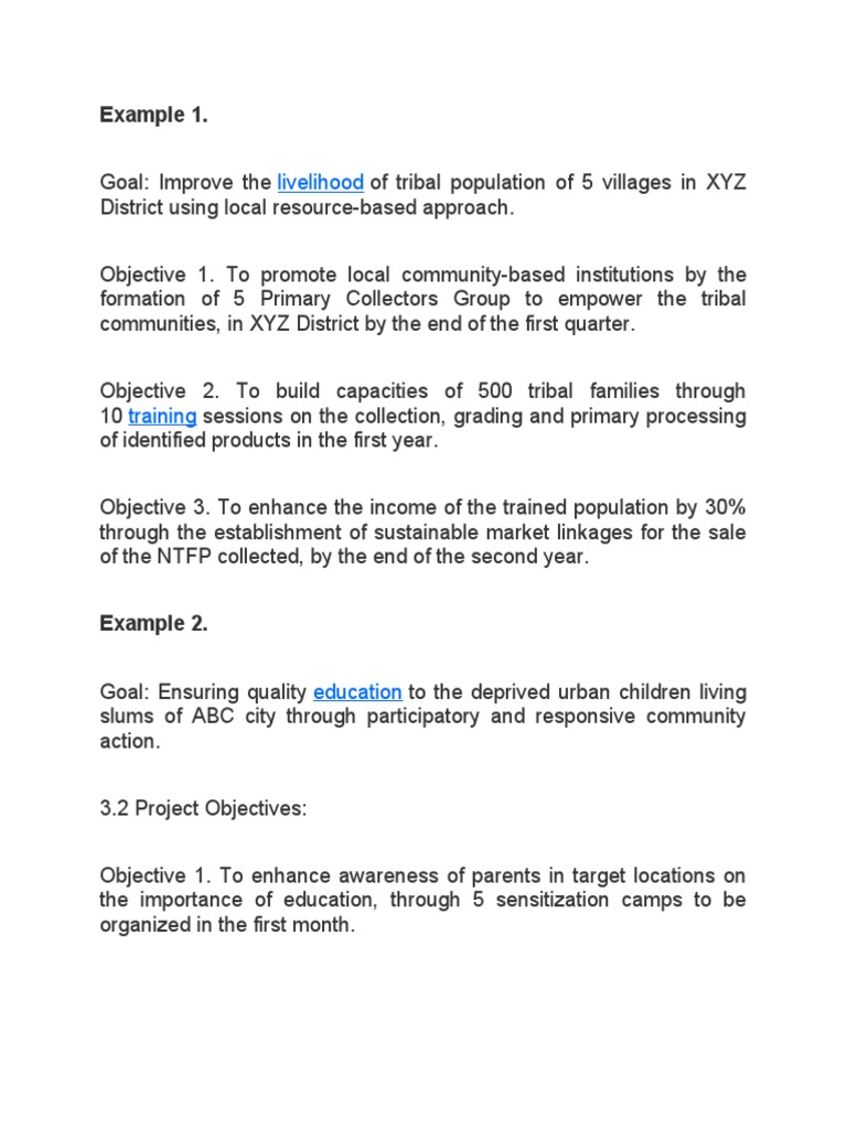 Livelihood: Example 1 | PDF | Business