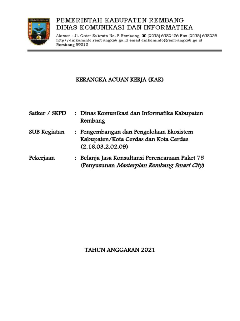 Kak Masterplan Smart City | PDF