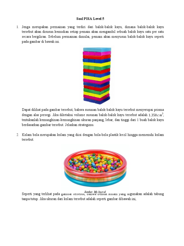 Soal PISA Level 5 | PDF
