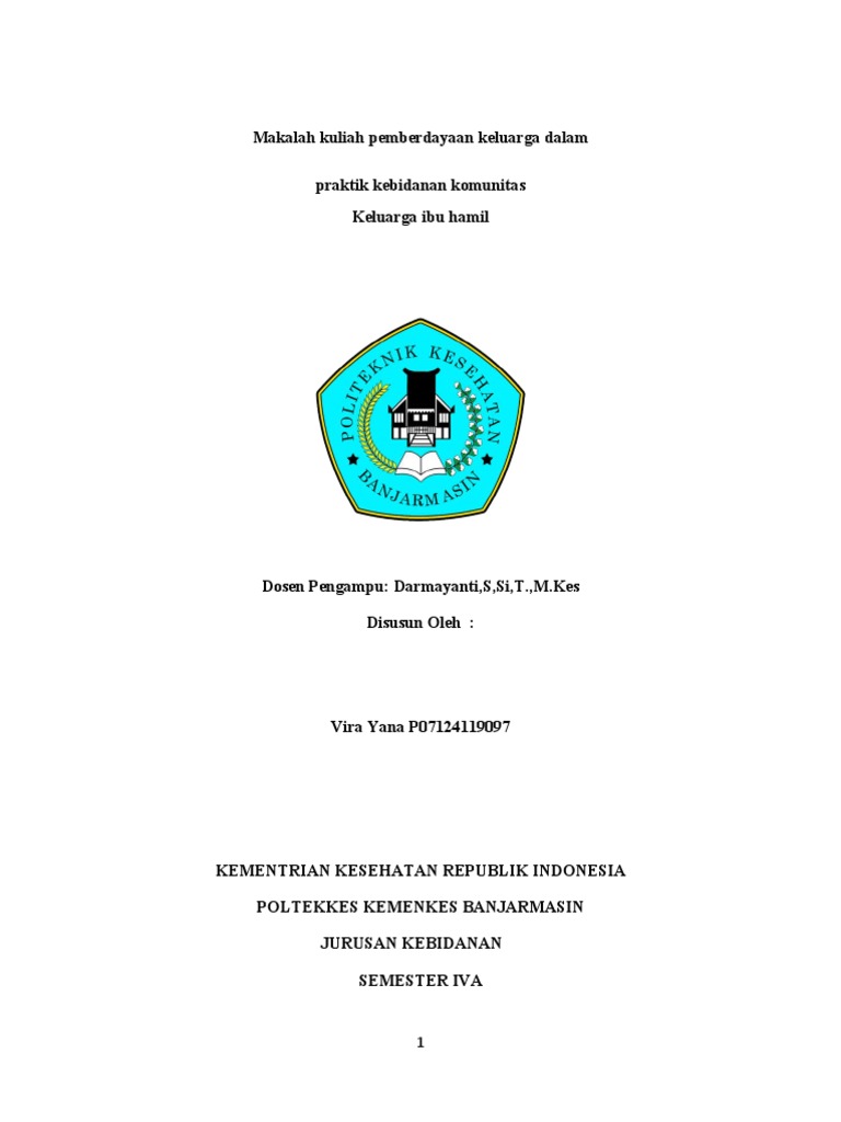 Makalah Pemberdayaan Keluarga Ibu Hamil | PDF Makalah Pemberdayaan Keluarga Ibu Hamil | PDF