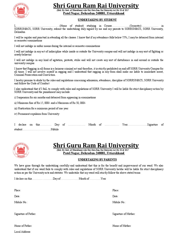 Undertaking 1 | PDF | Criminal Justice | Crimes