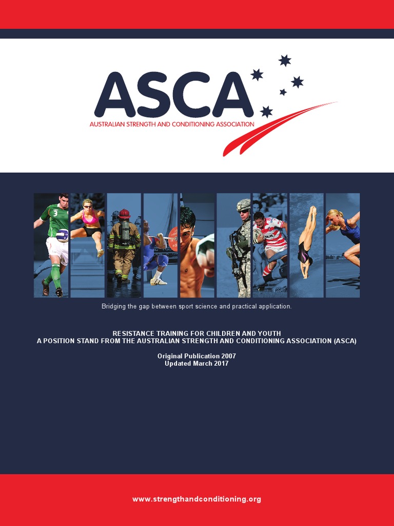 Resistance Training For Children and Youth Asca Position Stand | PDF ...