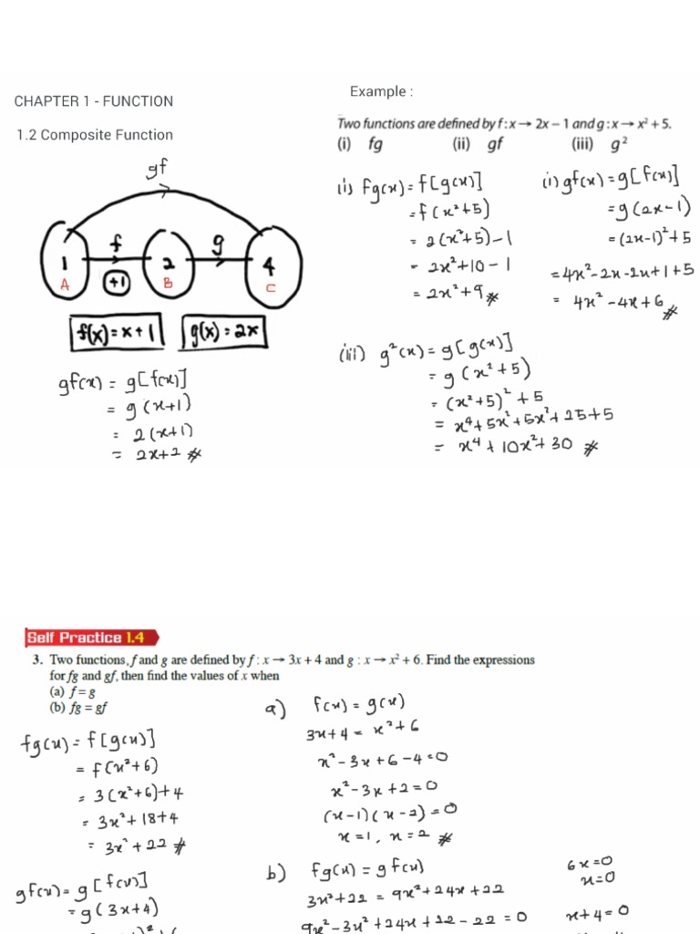 1.2 Composite Function | PDF