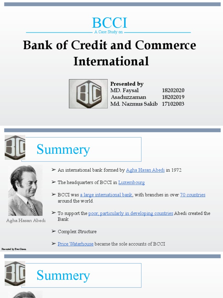 Bank of Credit and Commerce International | PDF | Business | Economies
